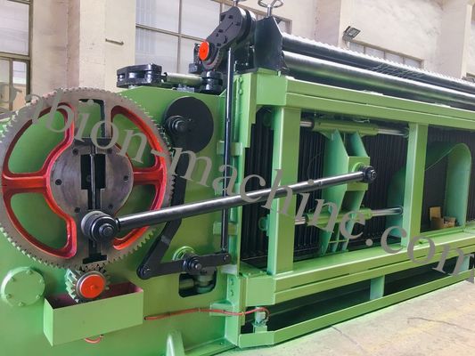 3.2mm Wire 80x100mm Adjustable Gabion Mesh Machine 195m/h Mesh Output