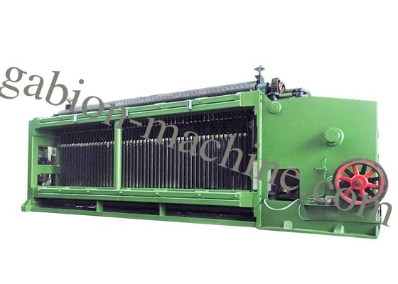 84 x 120mm Mesh Size Low Noise Automatic Gabion Basket Machine For Max ...