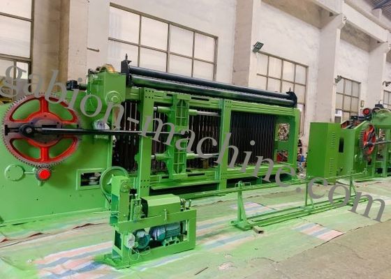 3.2mm Wire 80x100mm Adjustable Gabion Mesh Machine 195m/h Mesh Output