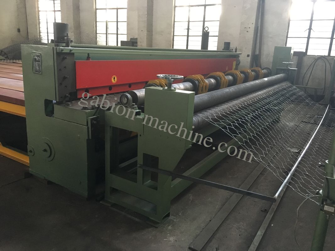 Hexagonal Wire Mesh Gabion Production Line Plc Control Ce Certificate