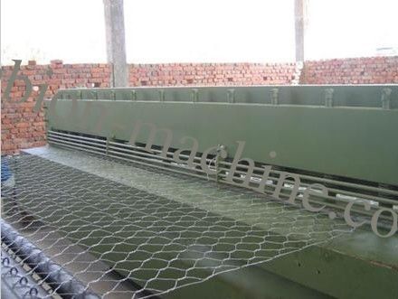 Hydraulic Stainless Steel Wire Mesh Cutting Machine / Gabion Production ...