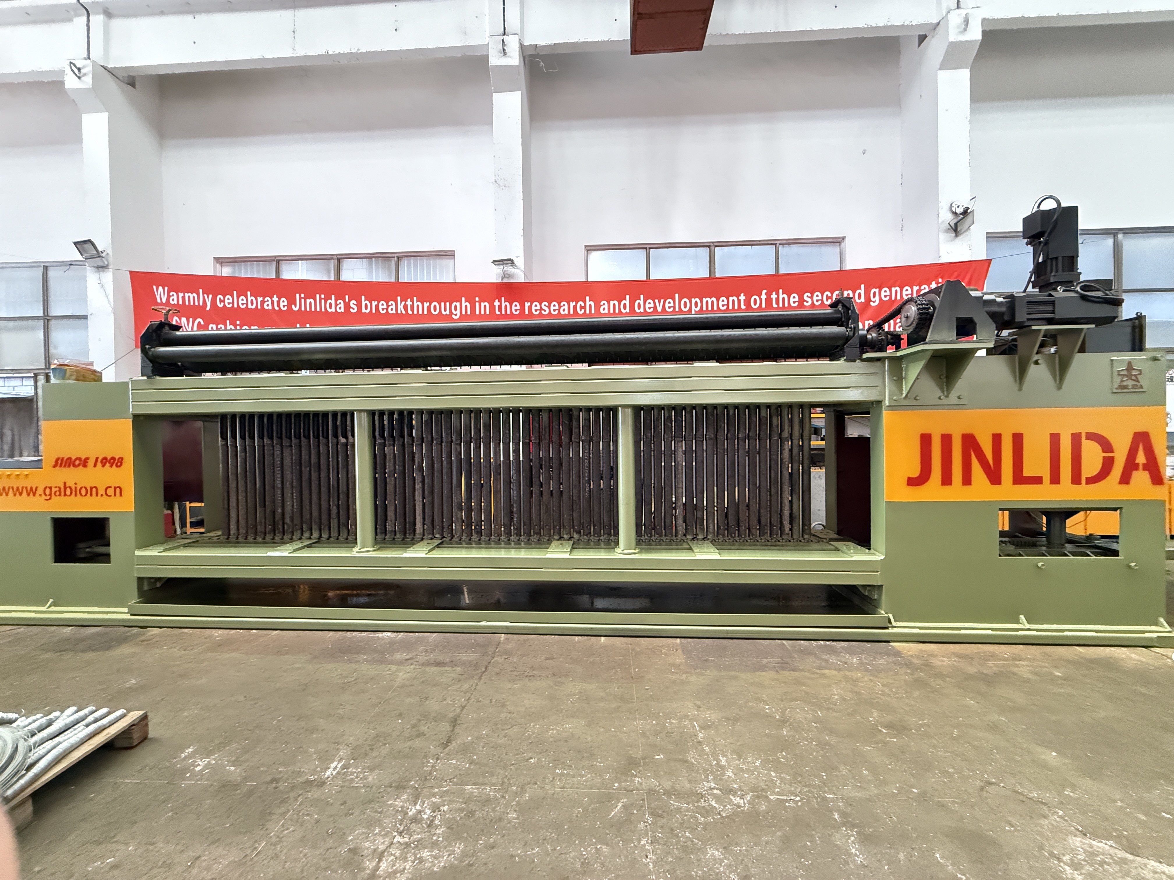 100*120mm Intelligent CNC Gabion Mesh Machine
