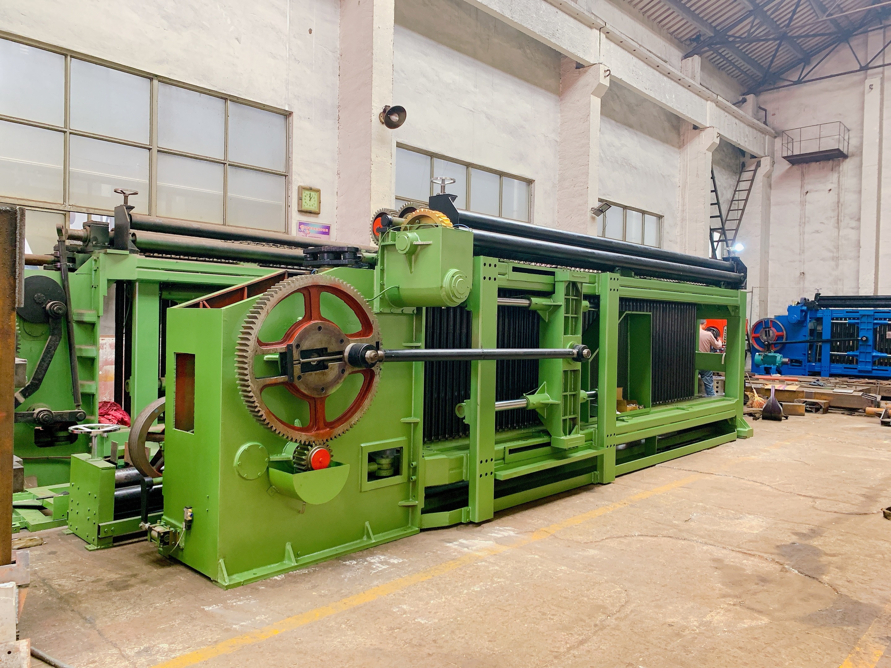 High Efficiency Gabion Box Machine 80*100mm GI Wire Mesh Rockfall ...